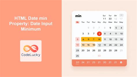 HTML Date DefaultValue Property Date Input Default Value CodeLucky