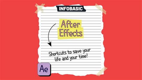 after effects shortcuts