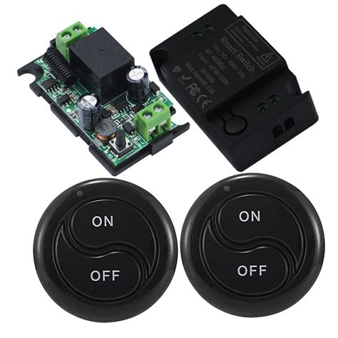 Buy Qiulaofu Way Wireless Light Switch No Wiring No WiFi Remote Control For Led Light