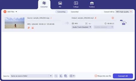 Effortless MPG To MP Conversion To Preserve Audio Quality