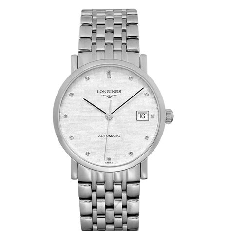 The Longines Elegant Collection Automatic Silver Dial Stainless Steel