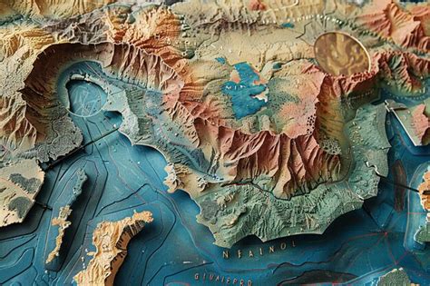 Mapping Submerged Geological Formations Ar Generative Ai Premium Ai Generated Image