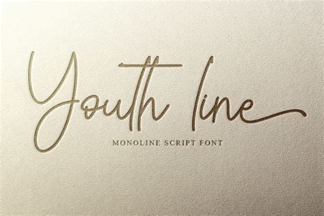 Youth Line Script Font Free Download Creativetacos