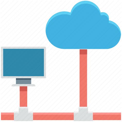Cloud Computing Cloud Hosting Data Cloud Database Network Server Icon