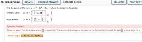 solved find the points on the curve y x3 3x2−9x 4 where the