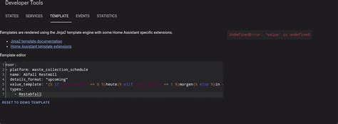 Undefinederror Value Is Undefined Configuration Home Assistant Community