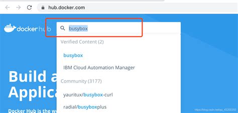 Docker创建busyboxdocker Busybox Csdn博客