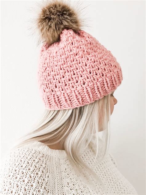 Linen Texture Hat By Steffer Knits Studio