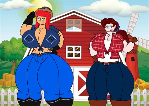 Farm Girls At Work By Frostghidorah On Deviantart