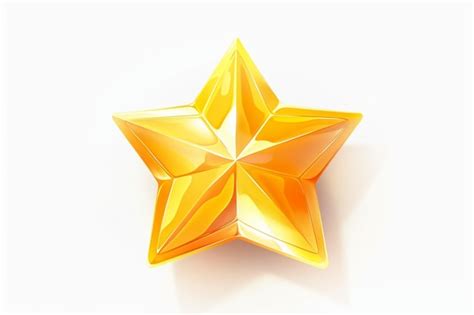 Premium Photo Star Element Isolated