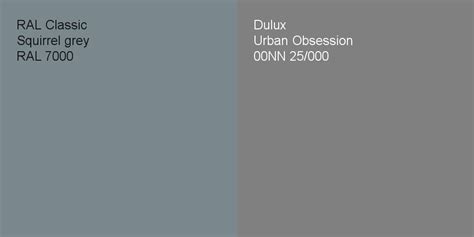 Ral Classic Squirrel Grey Vs Dulux Urban Obsession Comparison