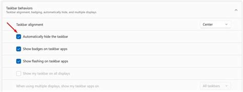 How To Fix Auto Hide Taskbar Not Working In Windows 11