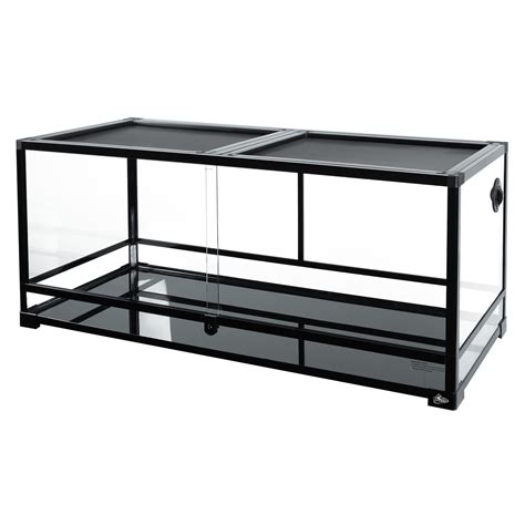 Guzzlo Large Full Tempered Glass Reptile Terrarium 48x18x18 Inches