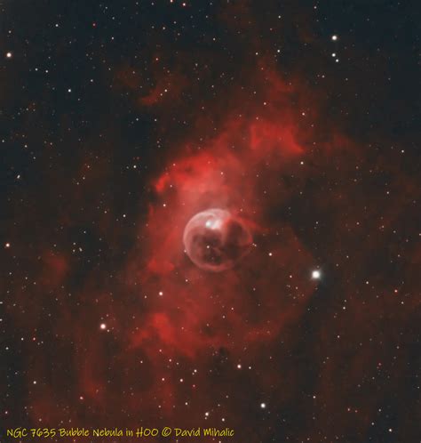 Ngc 7635 Bubble Nebula In Cassiopeia Telescope Live