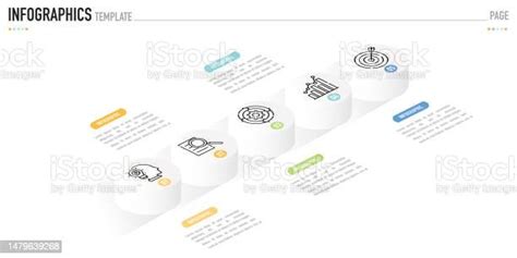 비즈니스 프레젠테이션을 위한 원형 아이소메트릭 인포그래픽 0명에 대한 스톡 벡터 아트 및 기타 이미지 0명 3차원 형태 개념 Istock