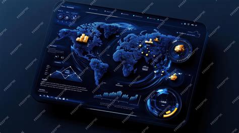 A Visually Appealing Slide Design Featuring A Digital Marketing Dashboard Premium Ai Generated