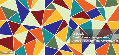 Abstract Mosaic Seamless Pattern Stock Illustration Download Image