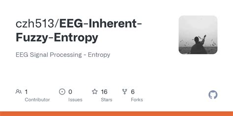 Github Czh513eeg Inherent Fuzzy Entropy Eeg Signal Processing Entropy