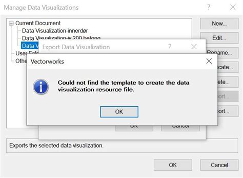 Data Visualisations Troubleshooting Vectorworks Community Board