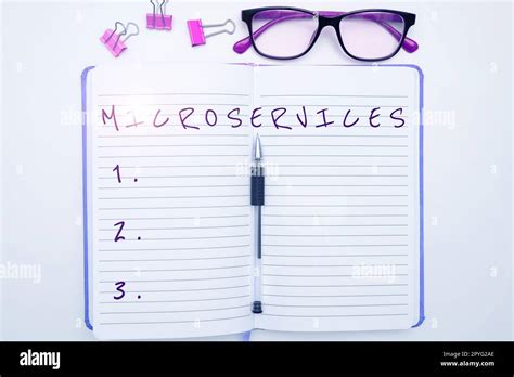 Inspiration Showing Sign Microservices Word For Software Development Technique Building Single