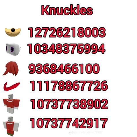 Code Brookhaven Knucldes