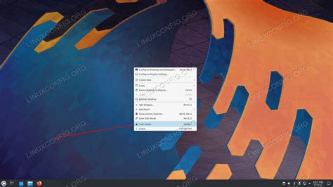 Kde Desktop Lock Screen Configuration Linux Tutorials Learn Linux Configuration
