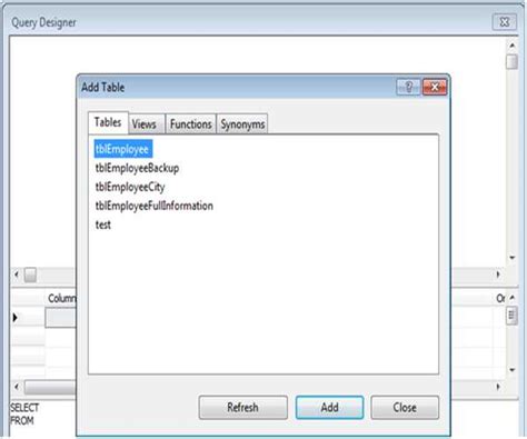 Design Query In Editor Sql Server 2008 R2 Mindstick
