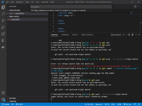 Creating A New Git Repo With Ssh Credentials For The First Time