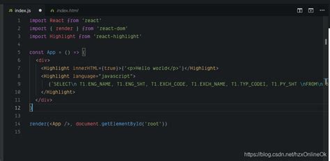react高亮显示关键字组件react highlight csdn博客