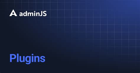 Plugins AdminJS