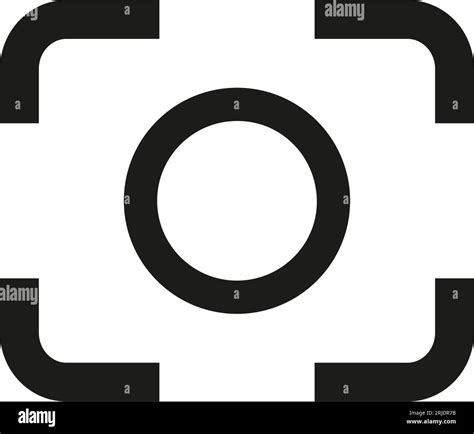 Focus Symbol Simple Icon Stock Vector Image And Art Alamy