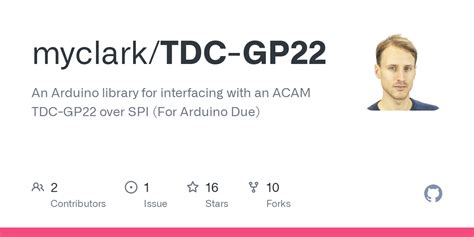 Github Myclark Tdc Gp22 An Arduino Library For Interfacing With An