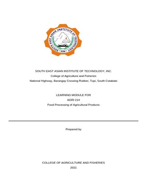 week 3 module pdf fruit leaf