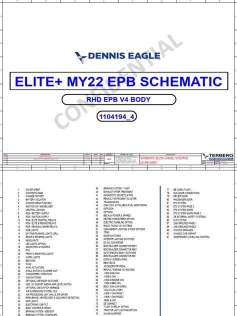 Elite Epb Schematic Rhd English Pdf Manufactured Goods