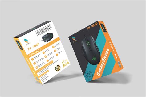 Mouse Width Box Packaging Design Behance