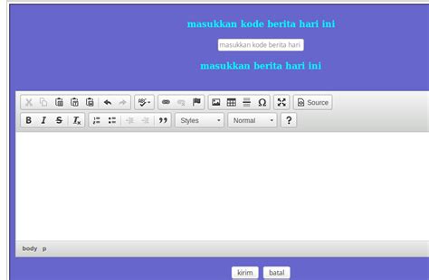 Pengertian Ckeditor Dan Cara Memasang Ckeditor Di Web ~ Saifuddin Lutfi