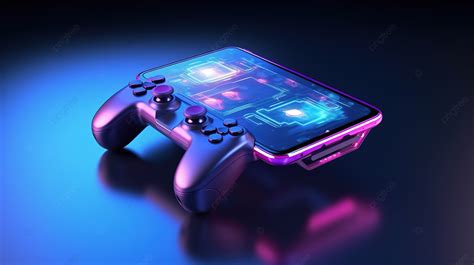 게임 콘솔 컨트롤러와 게이머를 위한 복사 공간이 있는 게임용 스마트폰의 3d 그림 게임패드 게임 컨트롤러 제어 장치 배경 일러스트 및 사진 무료 다운로드 Pngtree