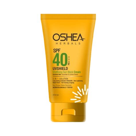 Buy Oshea Herbals Uv Shield Mattifying Sun Block Cream Spf 40 Online
