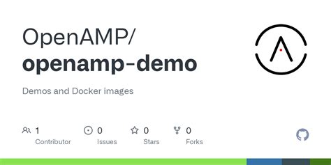 GitHub OpenAMP Openamp Demo Demos And Docker Images