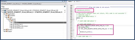 Security How To Start With Stm Cubemx Oemirot Boot Path On Stm H Stm Mcu