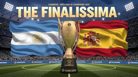 Argentina Vs Spain Finalissima The Officially Conmeboluefa Cup