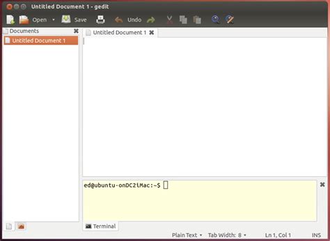 Eds Blog Embedded Terminal In Gedit Ubuntu 1204