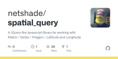 github netshade spatial query a jquery like javascript library for