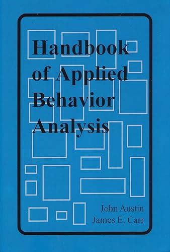 Handbook Of Applied Behavior Analysis 9781878978349 Abebooks