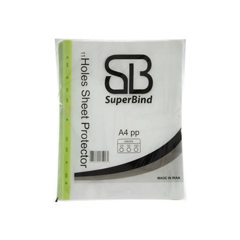 کاور کاغذ سوپربایند سایز A4 بسته 100 عددی قیمت خرید و فروش