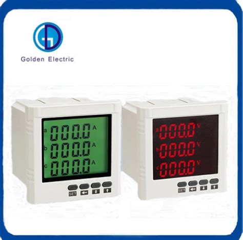 Three Phase Intelligent Digital Current Meter Multi Functional Monitor And Control Meter With