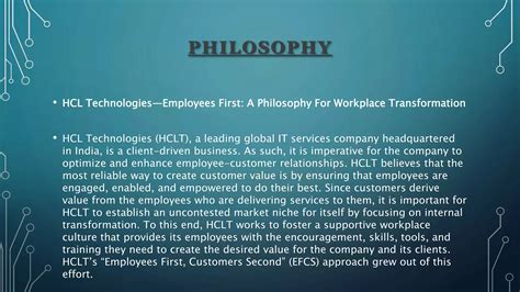 Hcl Technology Ppt Overview Pptx Computer Software And