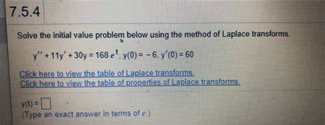 solved solve the intial value problem below using the method