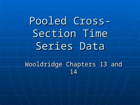 Ppt Pooled Cross Section Time Series Data Dokumen Tips