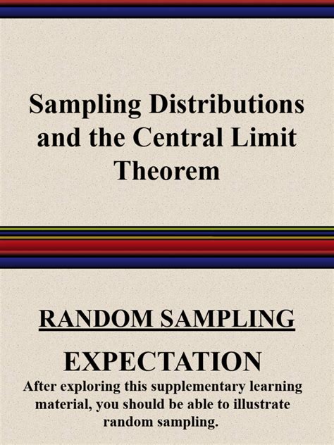 random sampling pdf sampling statistics statistics